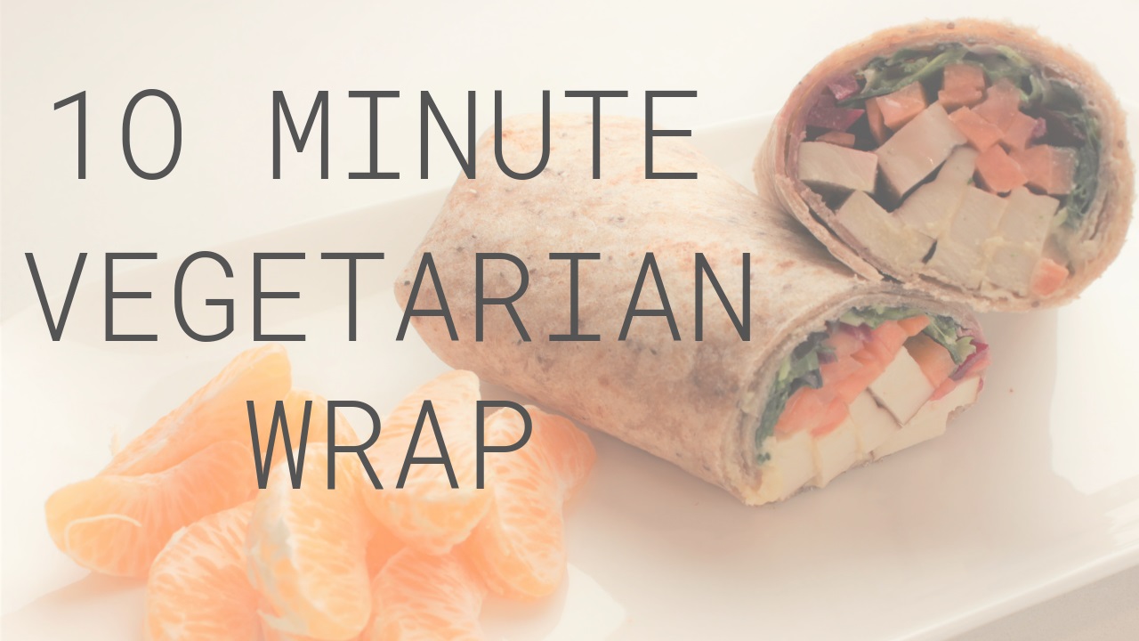 VEGETARIAN WRAP Recipe - Embracing Harvest